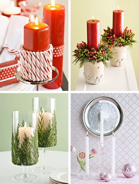 50 Pretty and Breathtaking Christmas Candle Decoration Ideas for the ... 50 Pretty and Breathtaking Christmas Candle Decoration Ideas for the ...